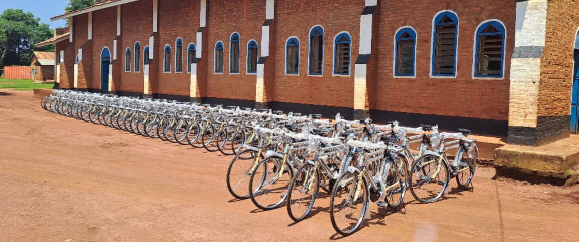 Celebrations as new bicycles arrive in Maridi | Down and Dromore